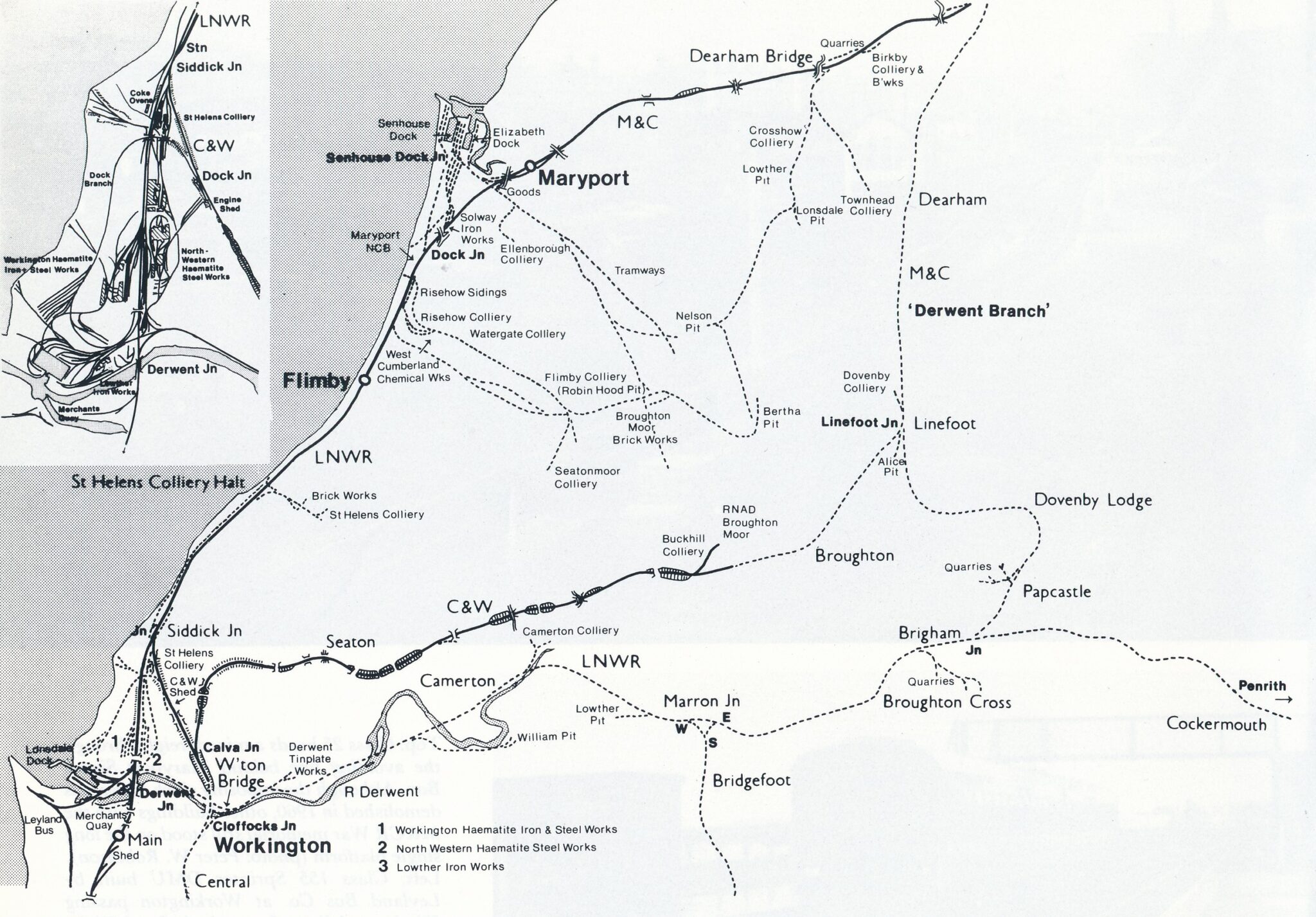 Railway for Dovenby Hall – Maryport History (click here for home page)
