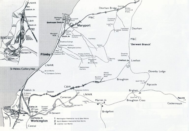 Railway for Dovenby Hall – Maryport History (click here for home page)